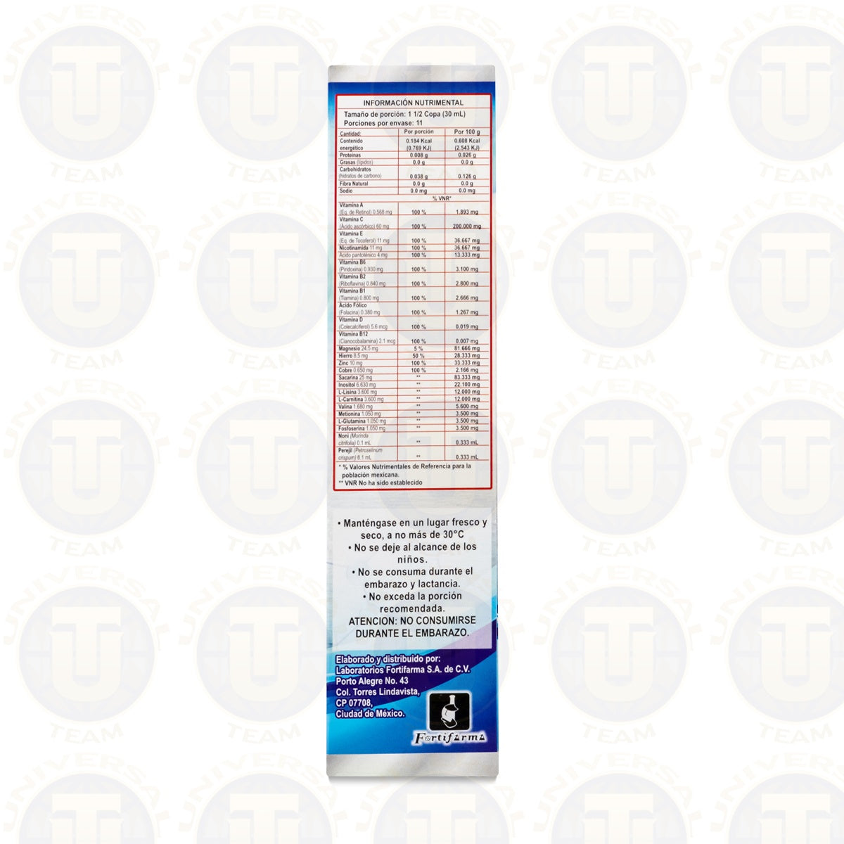 F TUM JARABE – Universal Team