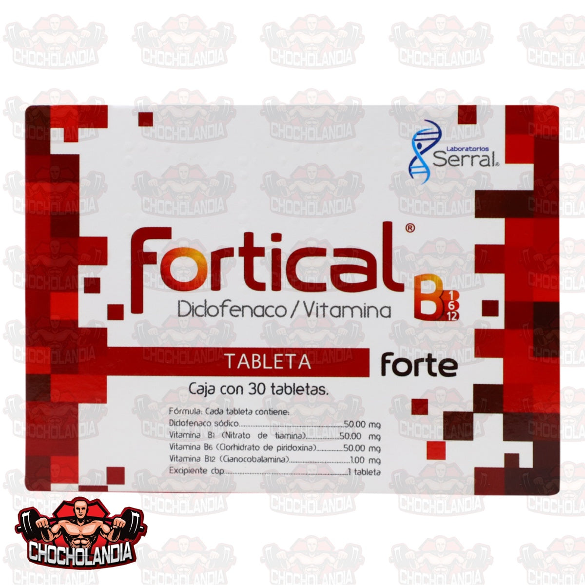 FORTICAL B, CAJA CON 30 TABLETAS, SERRAL – Universal Team