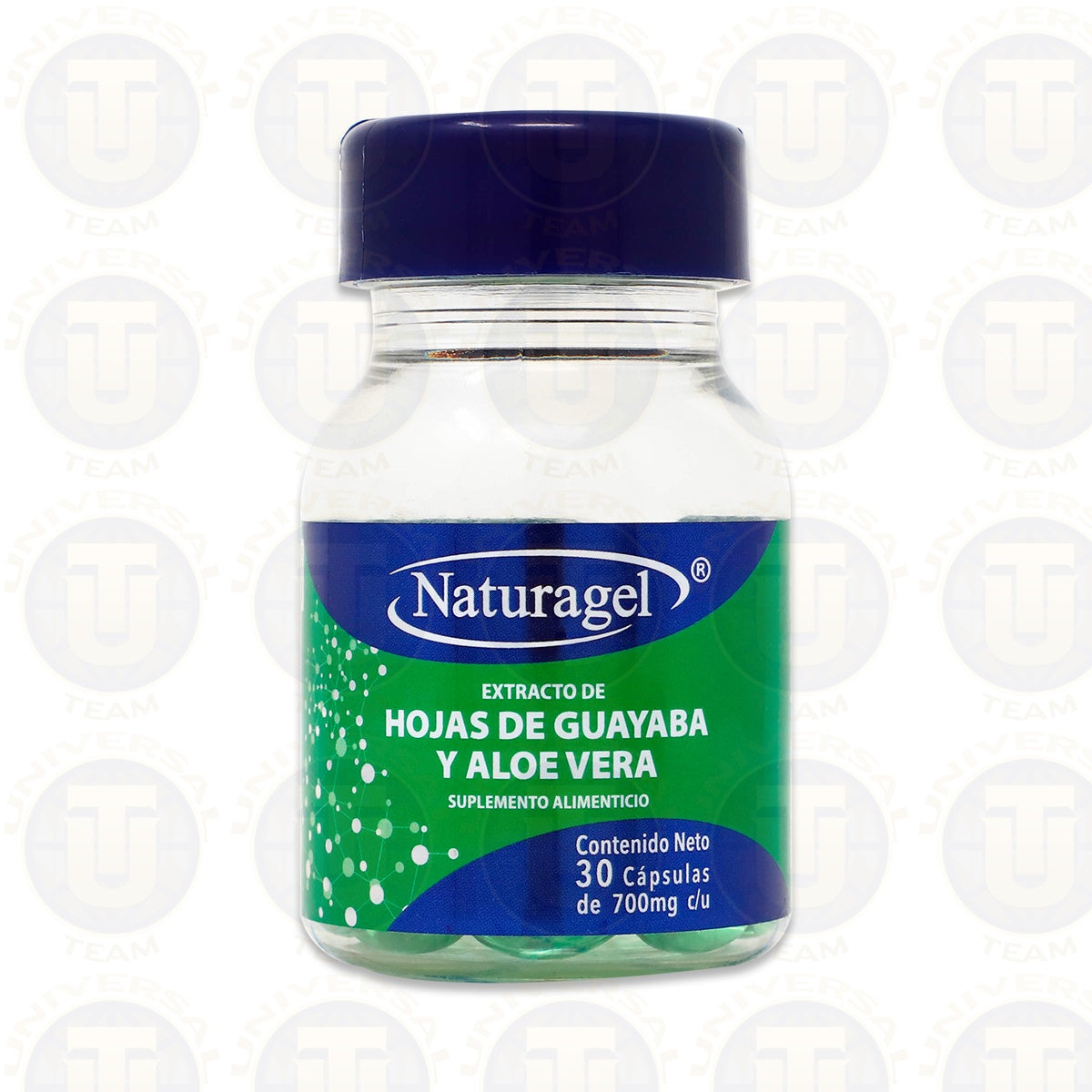 EXTRACTO DE HOJAS DE GUAYABA Y ALOE VERA, 30 CAPSULAS 700 MG C/U, NATU ...