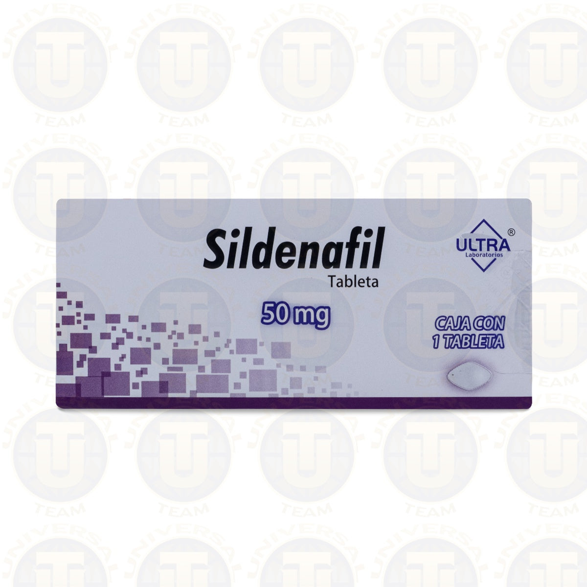 SILDENAFIL CAJA CON 1 TABLETA DE 50 MG, ULTRA – Universal Team