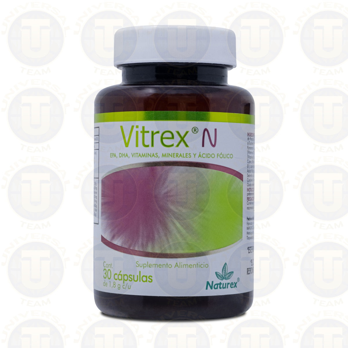 VITREX N, FRASCO CON 30 CAPSULAS, NATUREX – Universal Team