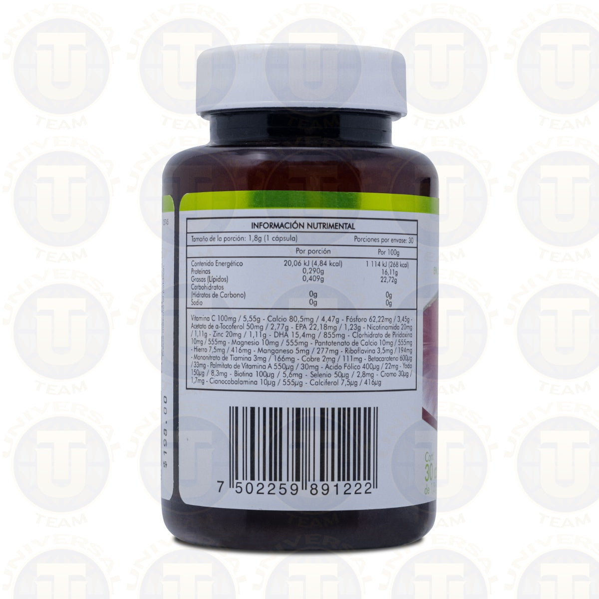 VITREX N, FRASCO CON 30 CAPSULAS, NATUREX – Universal Team