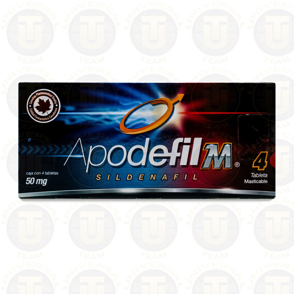 SILDENAFIL APODEFIL M 4 TABS MASTICABLES 50 MG APOTEX – Universal Team