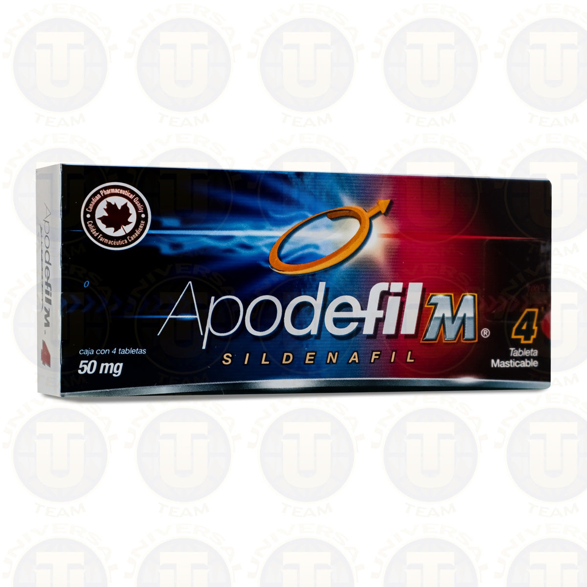 SILDENAFIL APODEFIL M 4 TABS MASTICABLES 50 MG APOTEX – Universal Team