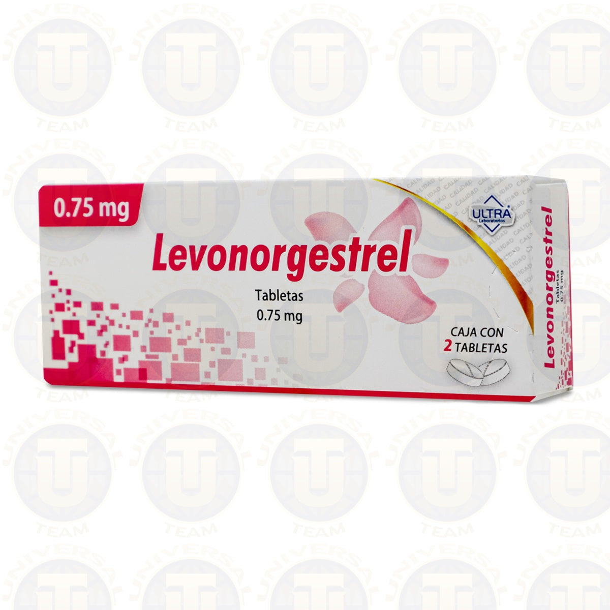 LEVONORGESTREL (Ultra) c/2 TABS. 0.75 MG. – Universal Team